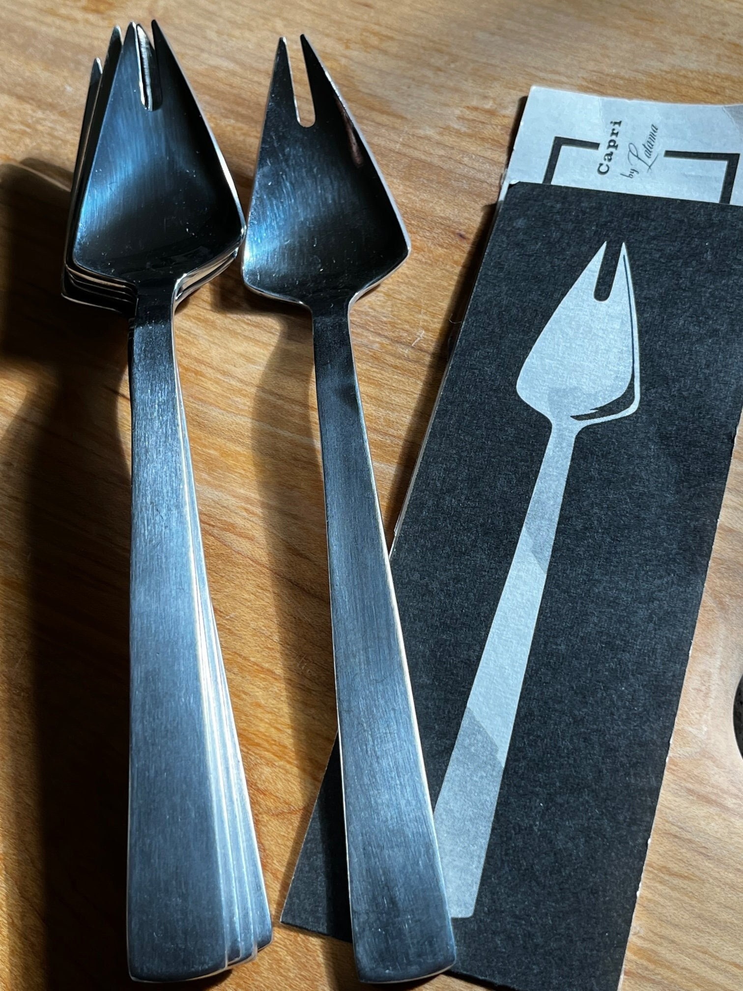 6 Vintage Mid-century Capri Italy Dessert Forks - Etsy