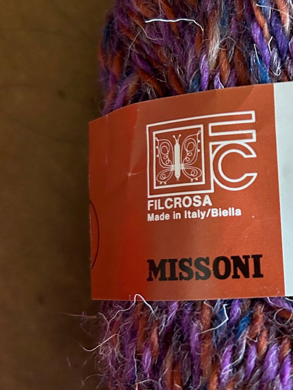 Vintage Missoni 100% Wool Italian Yarn 2 Skeins - Etsy