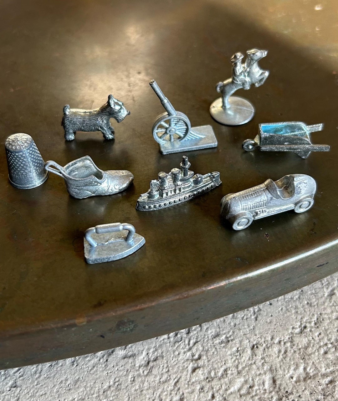 Vintage Monopoly Metal Game Tokens - Etsy