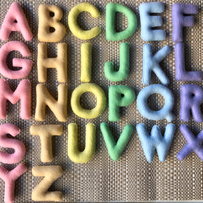 Felt Alphabet Letters - Etsy UK