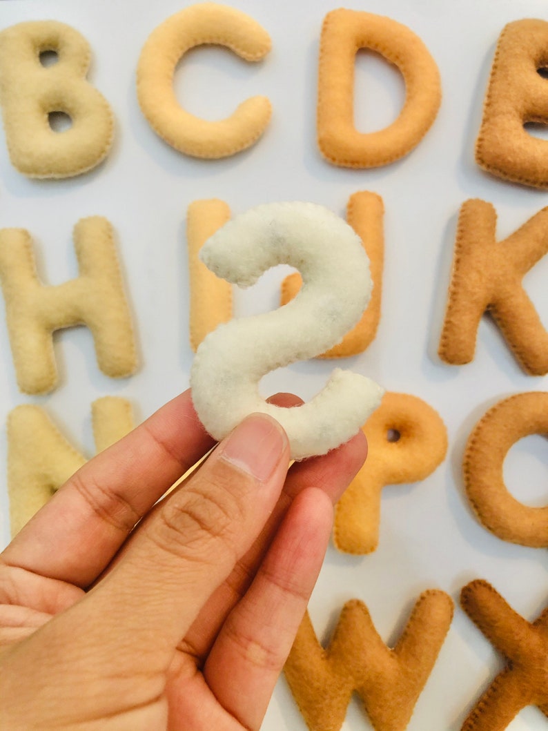 Magnetic Felt Alphabet Magnetic Letters Fridge Magnets - Etsy