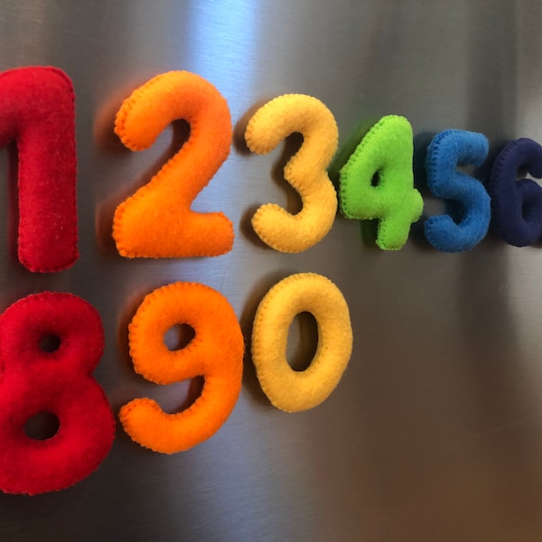 Number Magnets - Etsy