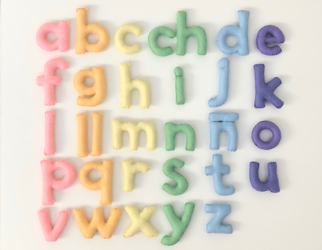 Spanish Version Lowercase Alphabet - Etsy