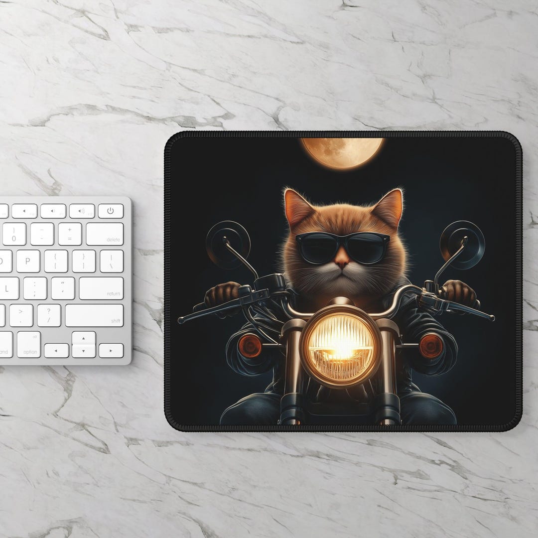 Cool Cat - Gaming Mouse Pad - Etsy