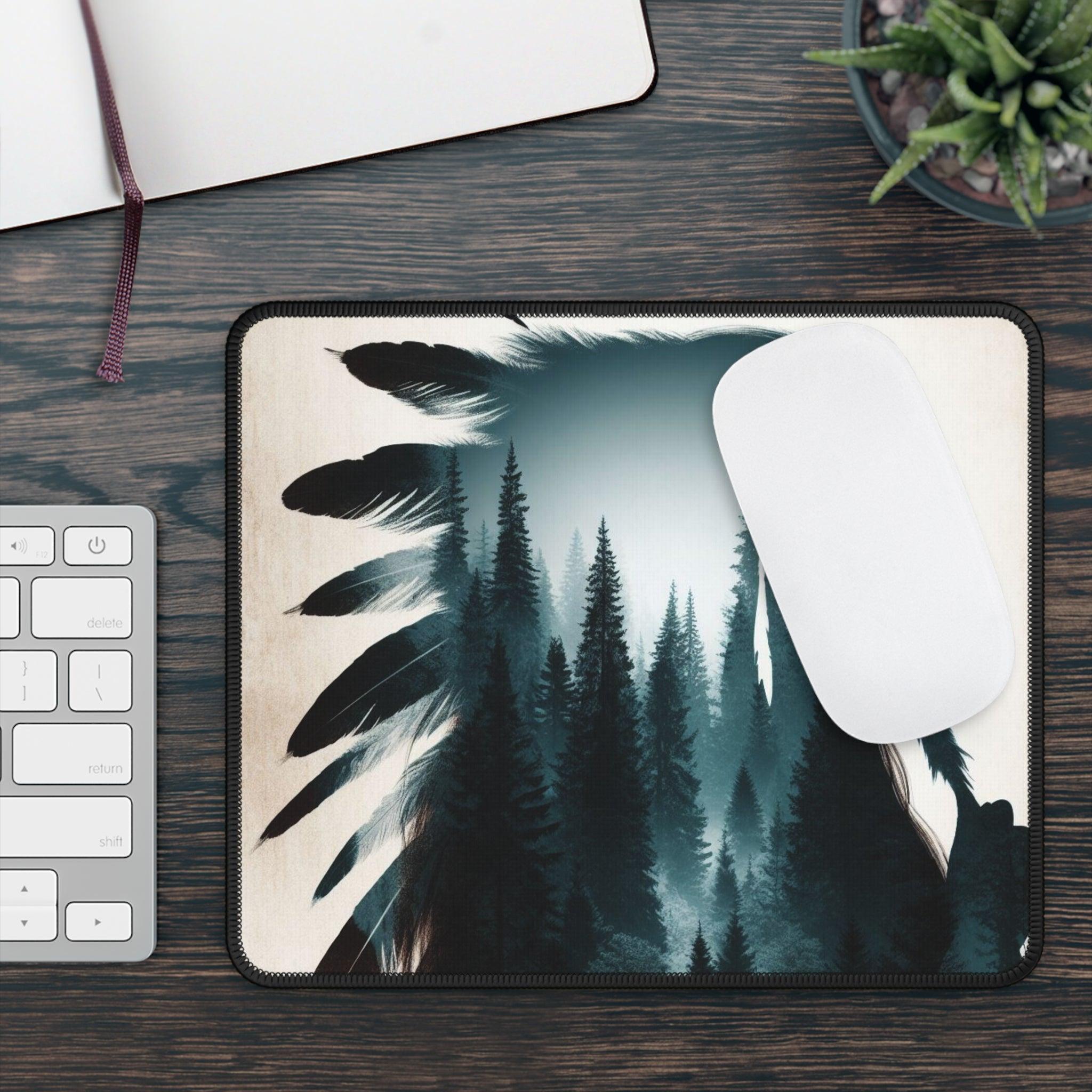 Forest Native Girl - Gaming Mouse Pad - Etsy