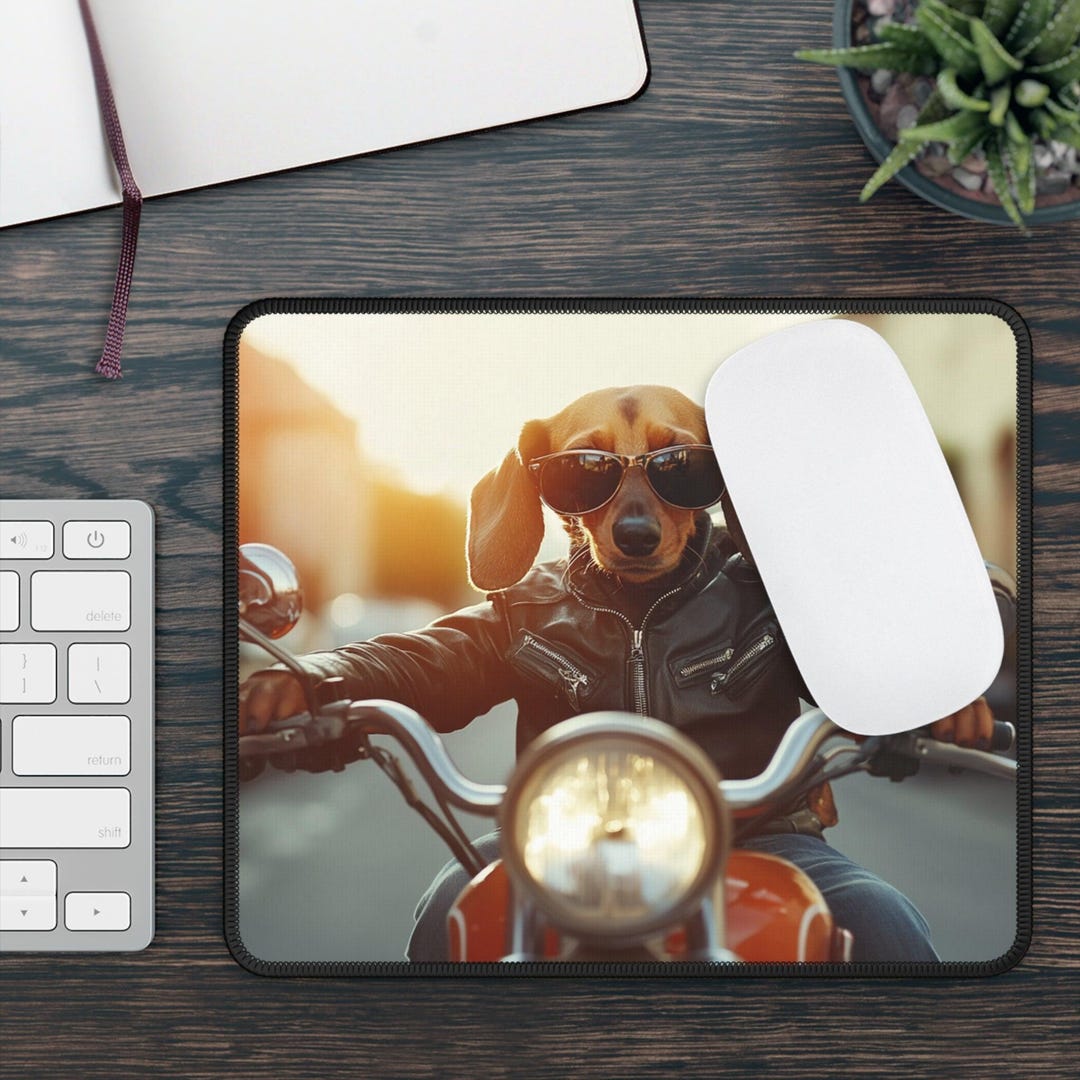 Bad Boy Weiner Dog - Gaming Mouse Pad - Etsy