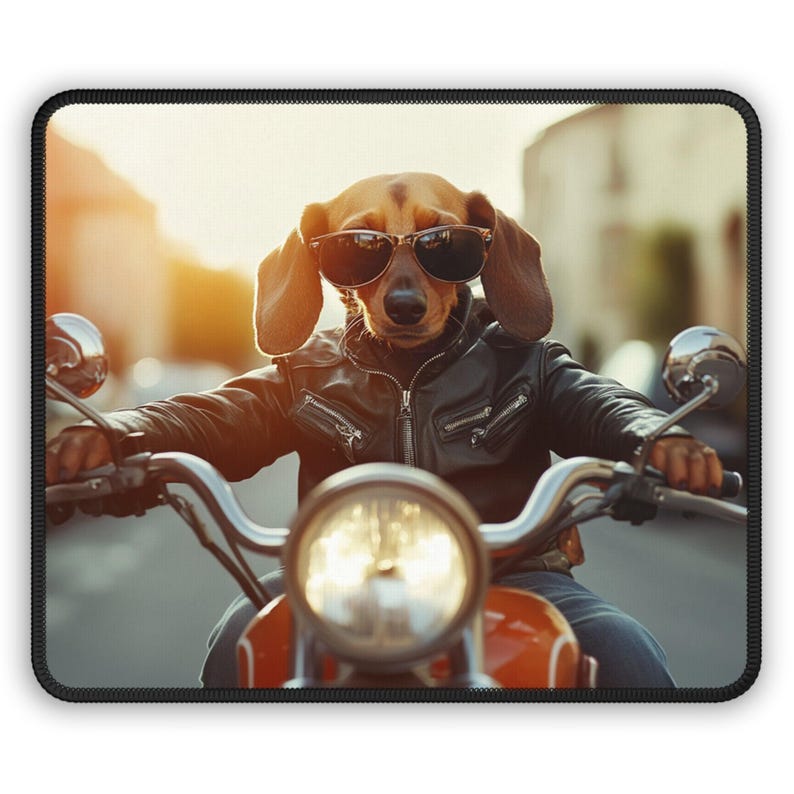 Bad Boy Weiner Dog - Gaming Mouse Pad - Etsy