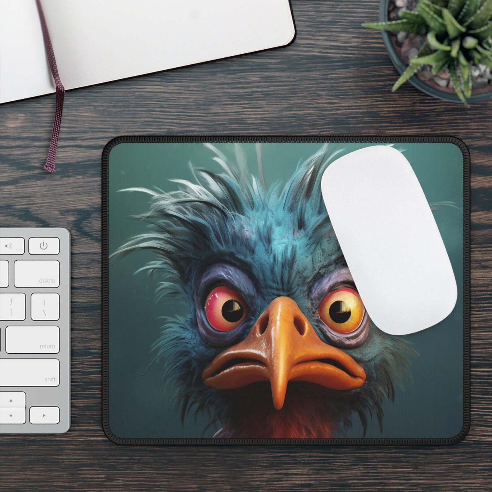 Disturbed Bird - Gaming Mouse Pad - Etsy