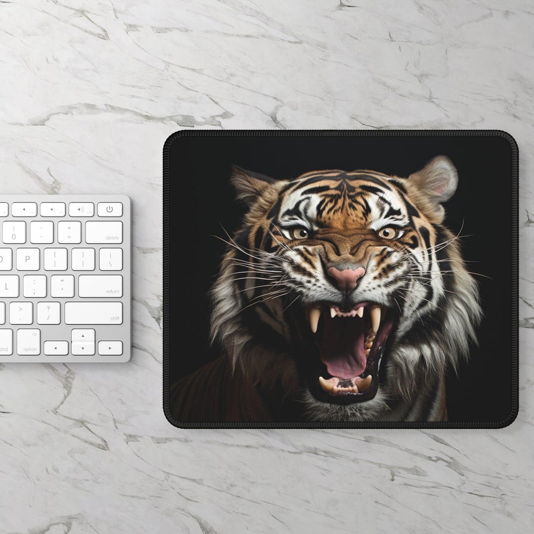 Tiger Roar - Gaming Mouse Pad - Etsy
