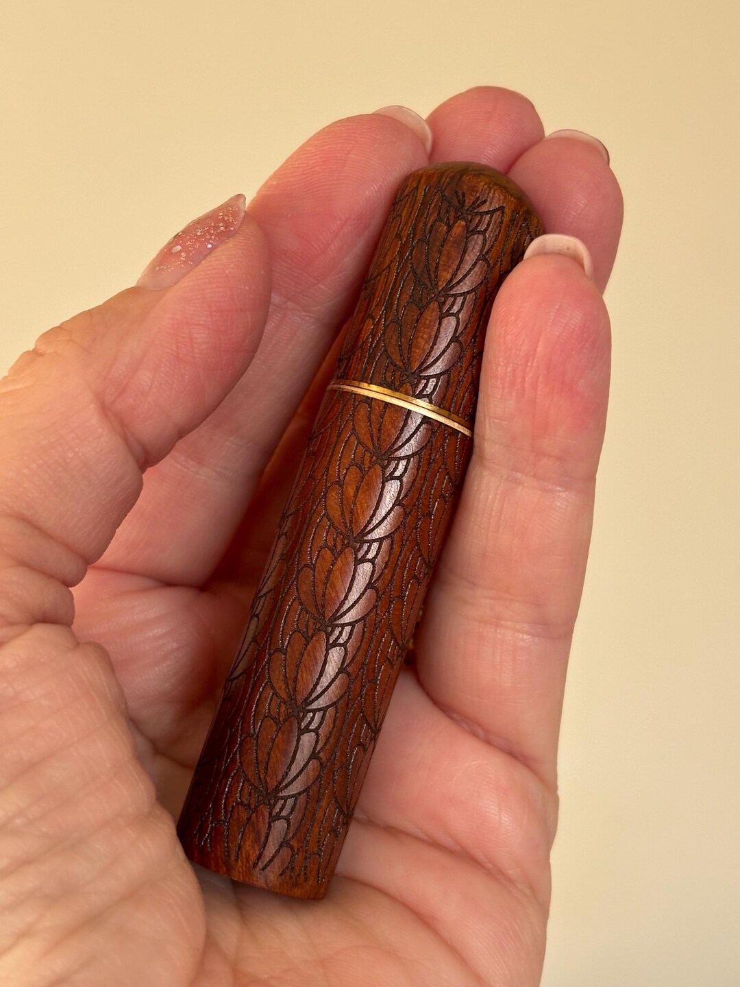 Hardwood, Laser Etched Needle Keeper - Etsy