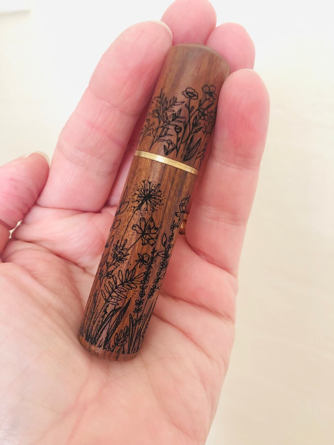 Hardwood, Laser Etched Needle Keeper - Etsy