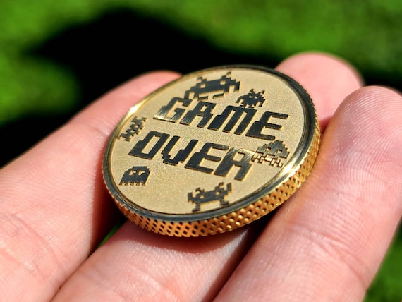 Game Over Coin - Etsy