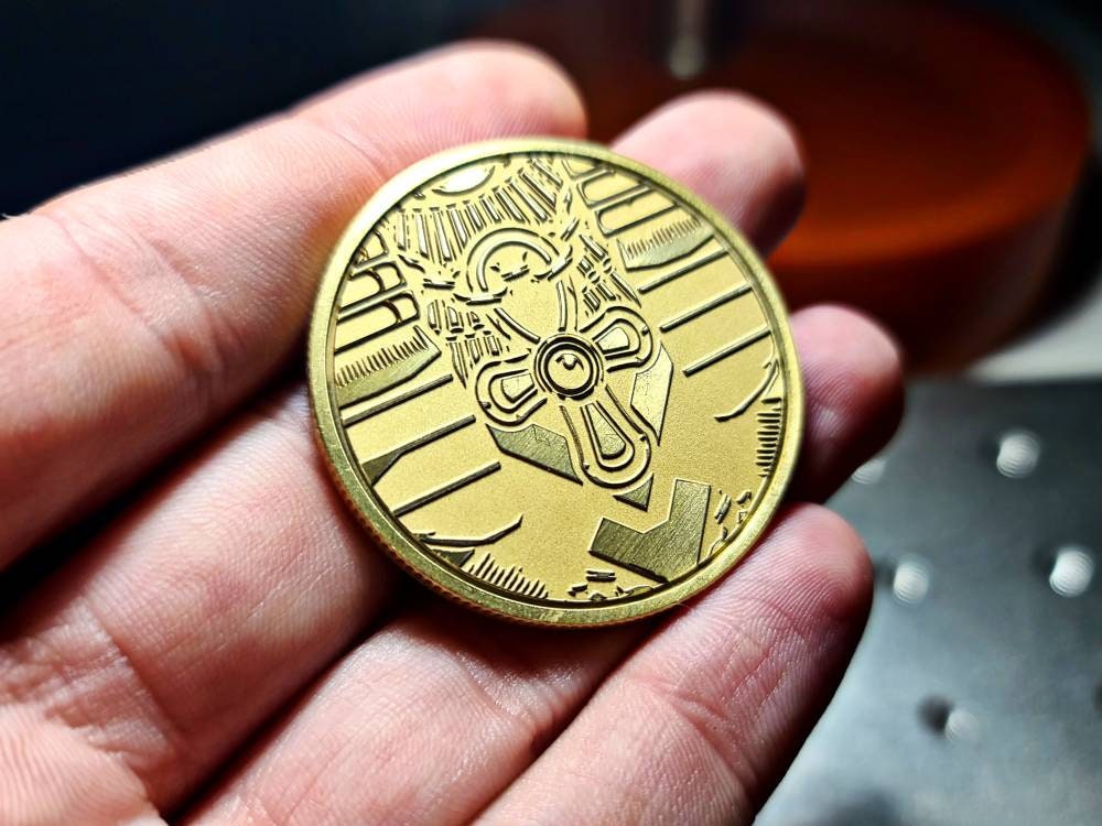 Scarab Coin | Etsy