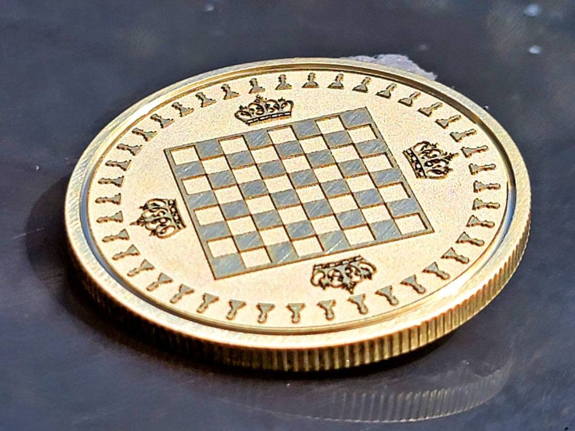 Chess Coin - Etsy