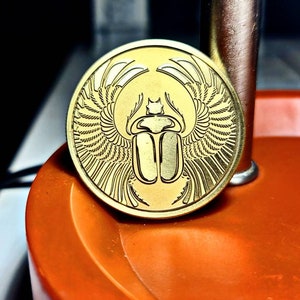 Scarab Coin - Etsy