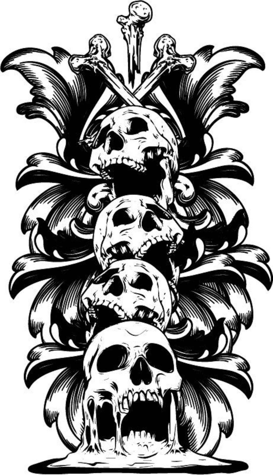 Skull Pattern - Etsy