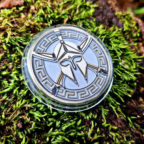 Molon Labe Spartan Challenge Coin Every Day Carry Antique - Etsy