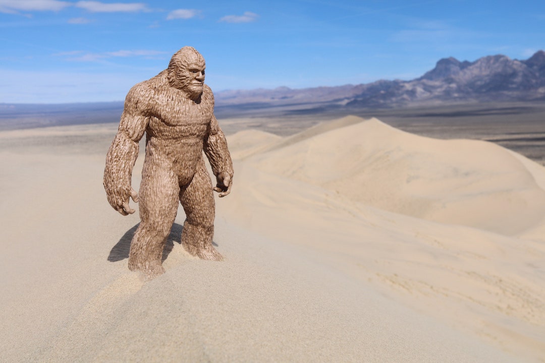 EPIC BIGFOOT Statue Sasquatch Figure Yeti Figurine Beige 9 - Etsy