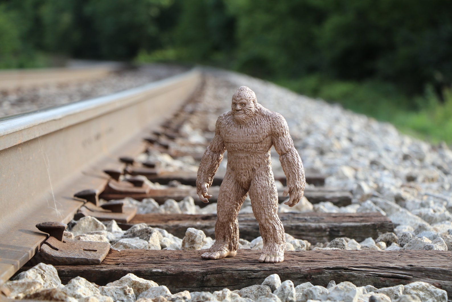 EPIC BIGFOOT Statue Sasquatch Figure Yeti Figurine Beige | Etsy