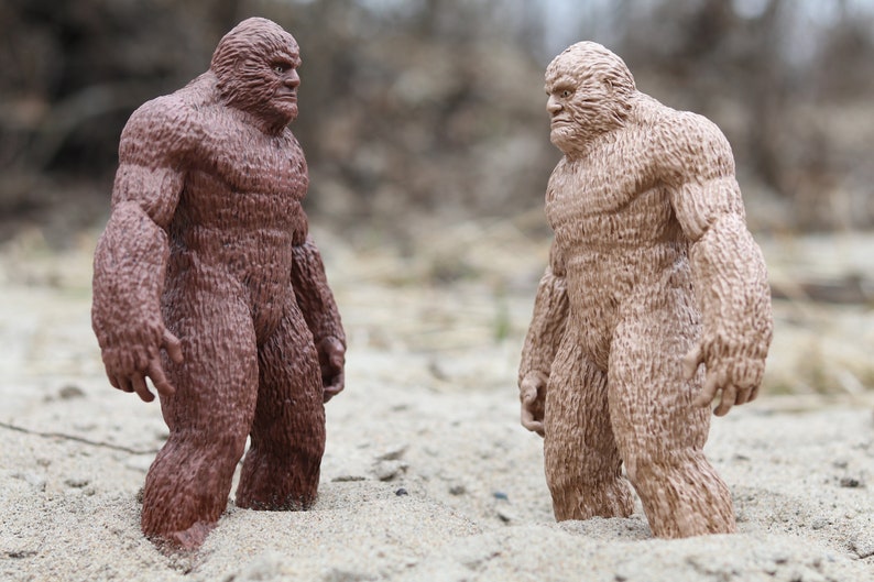 EPIC BIGFOOT Statue Sasquatch Figure Yeti Figurine Beige - Etsy