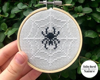 Spider Web Cross Stitch Pattern - Etsy