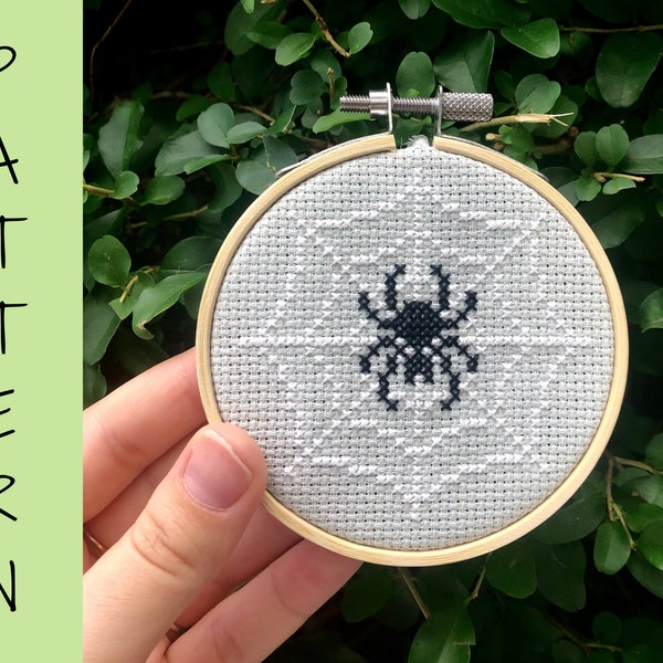 Spider Cross Stitch Pattern - Etsy