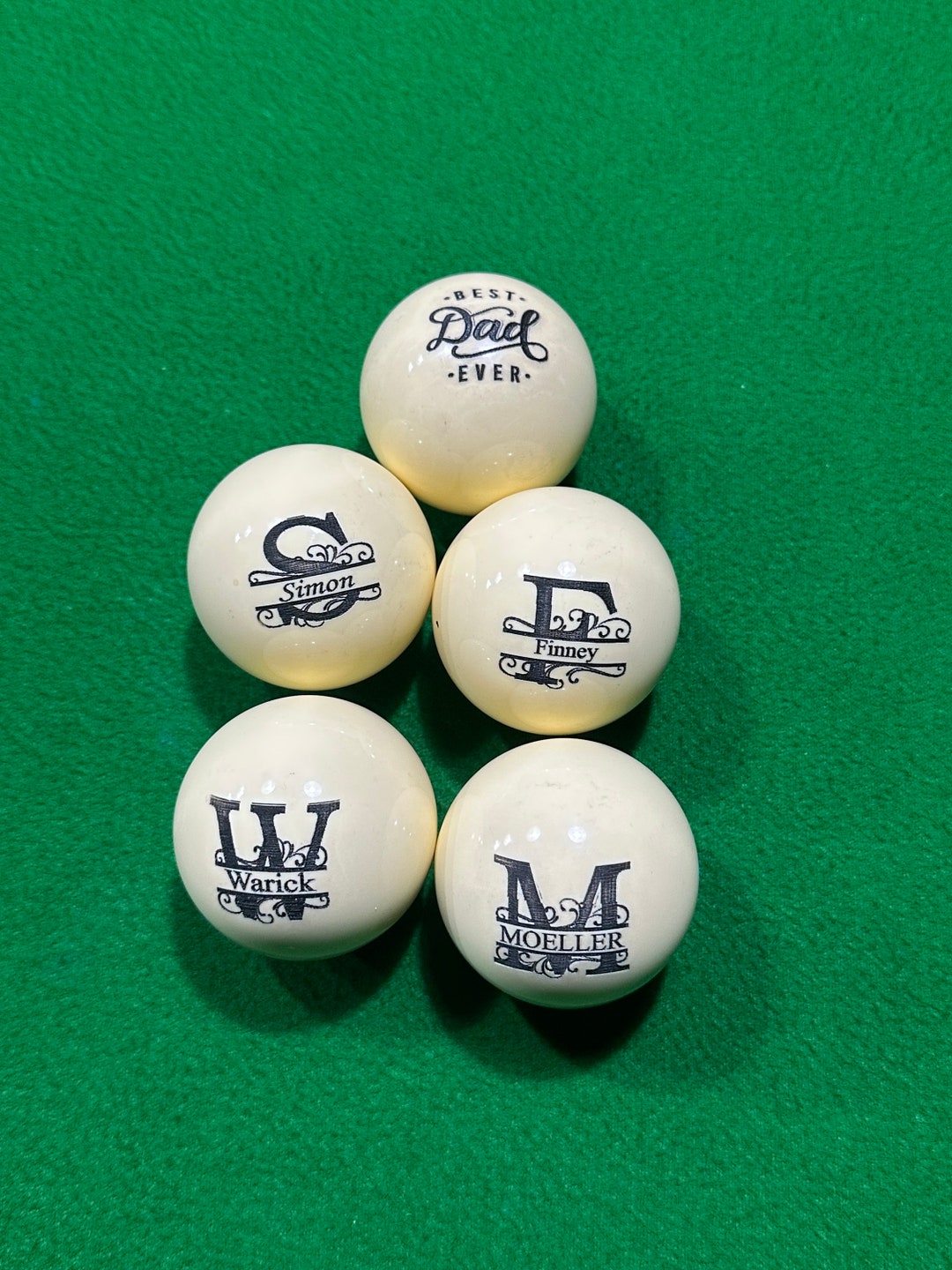 Cue Ball Custom Cue Ball Custom Pool Ball Personalized - Etsy
