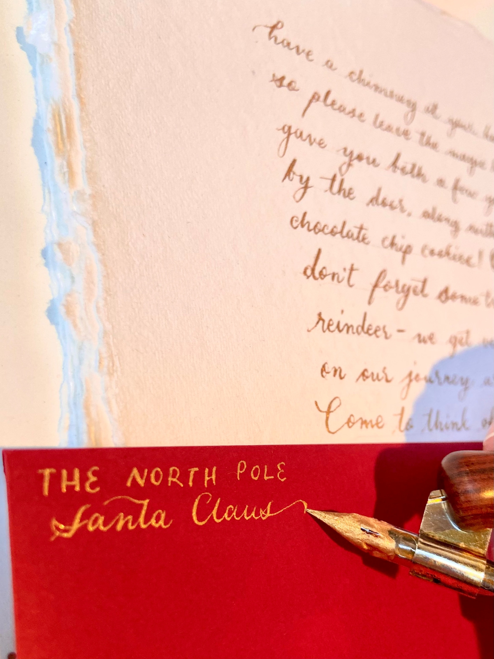 Letters From Santa Custom Letter Custom Calligraphy Gift - Etsy