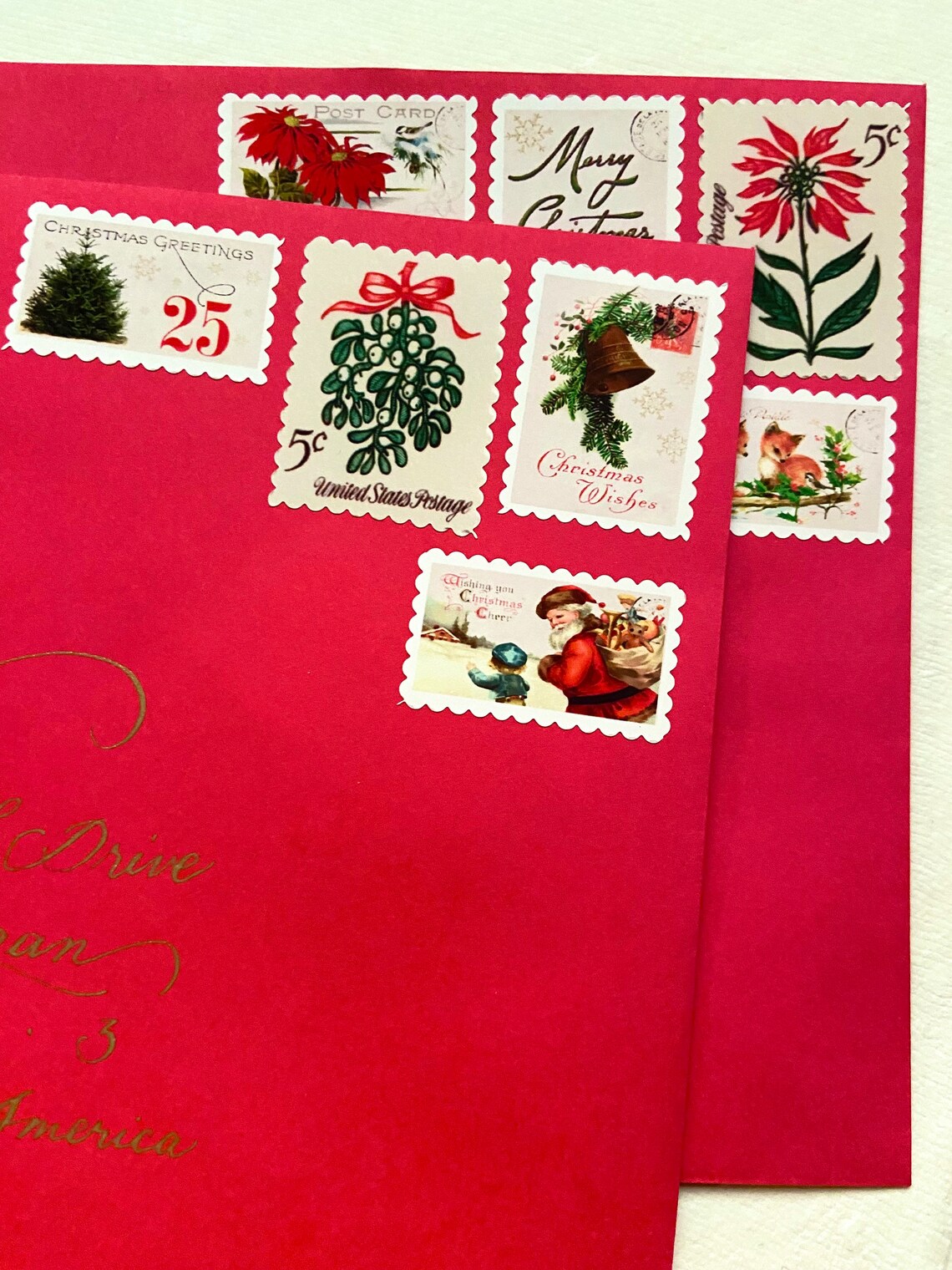 Letters From Santa Custom Letter Custom Calligraphy Gift - Etsy