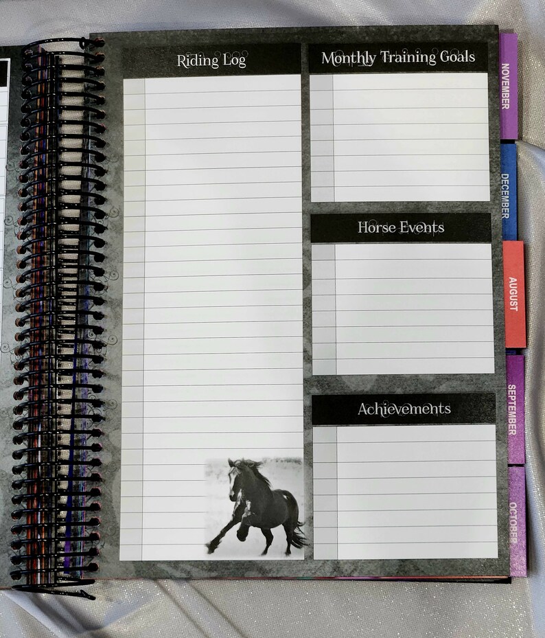 Horse Planner 2024 Premium Monthly Yearly Weekly Daily Calendar Equine ...