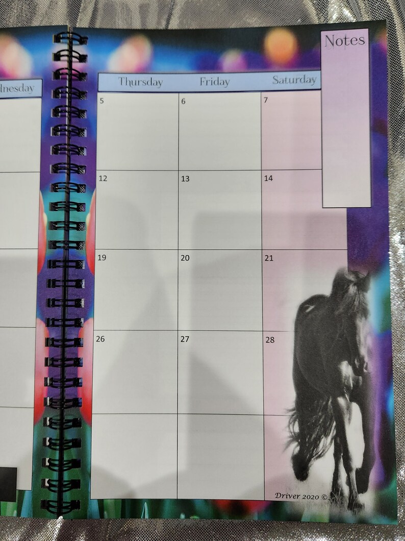 MINI Horse Planner 2024 Premium Monthly Weekly Daily Calendar Equine ...