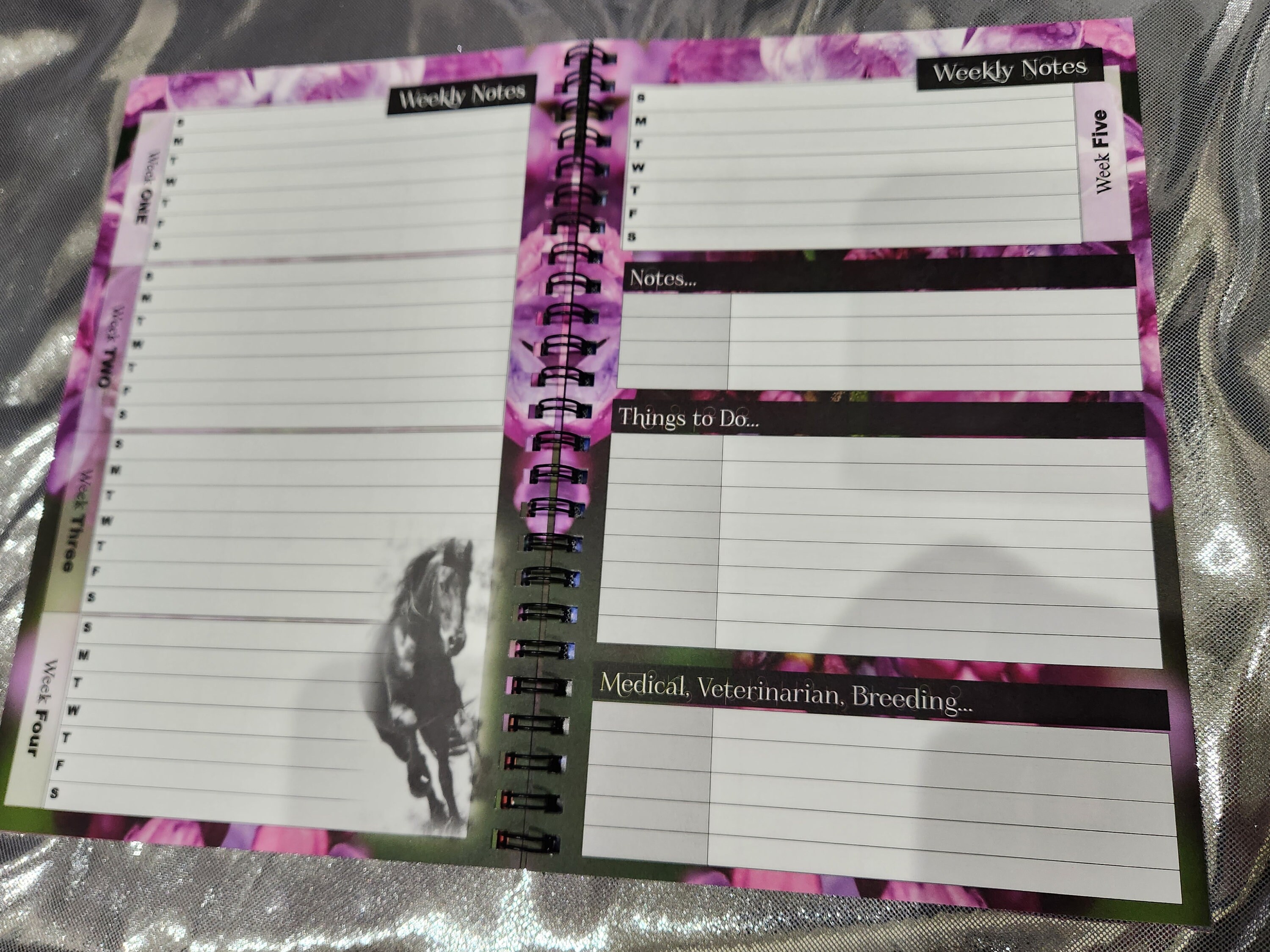 MINI Horse Planner 2024 Premium Monthly Weekly Daily Calendar Equine ...