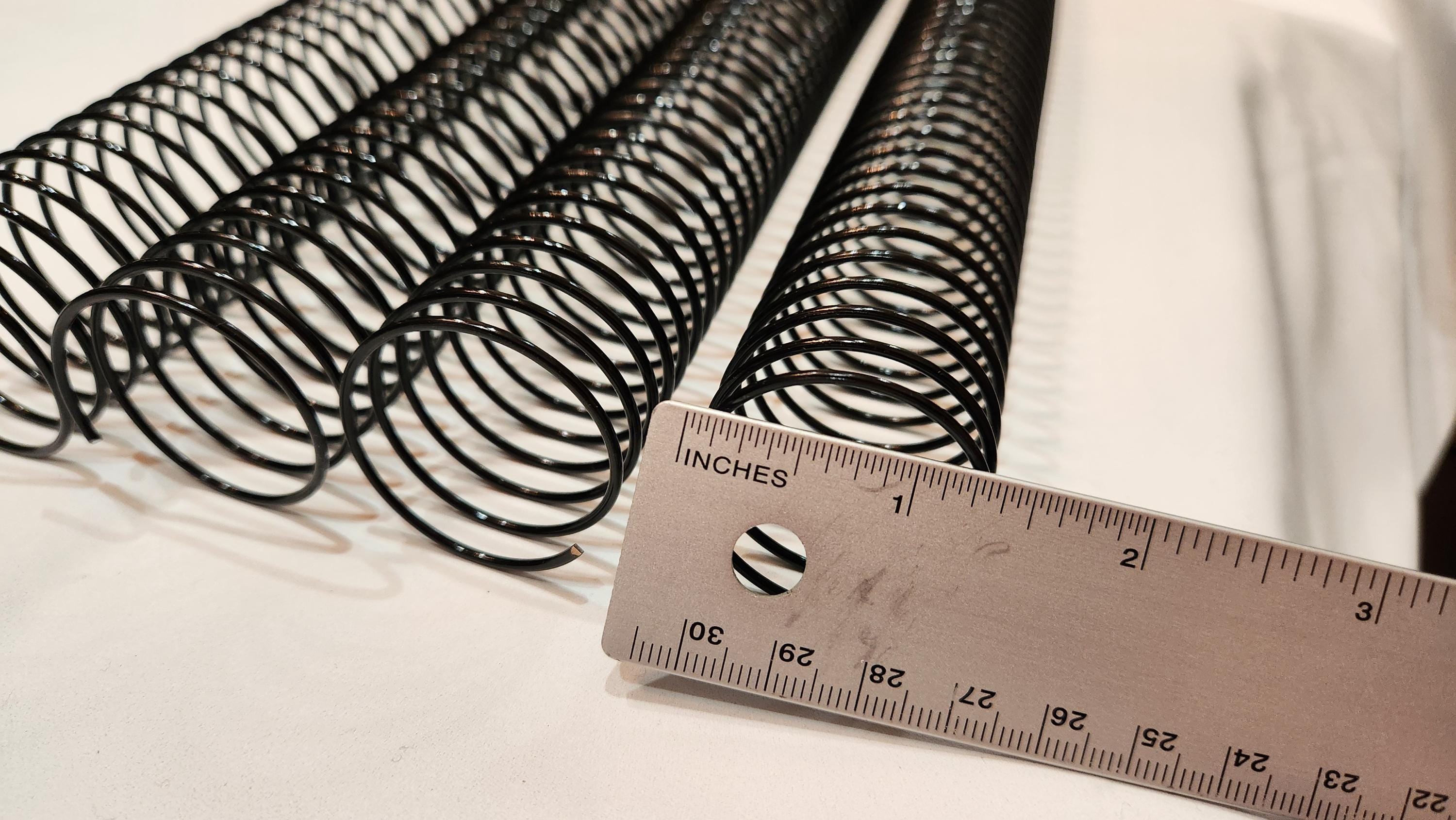 1+1/4" X 12" Black #4 Aluminum Spiral Replacement Coil, Coil Binding ...