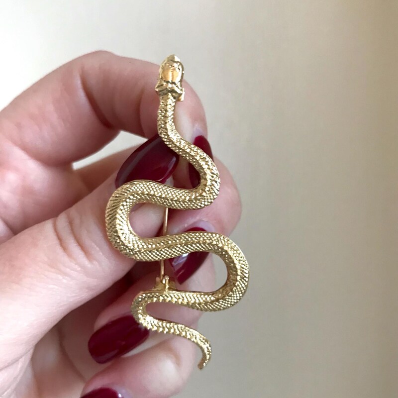 Snake Pin - Etsy