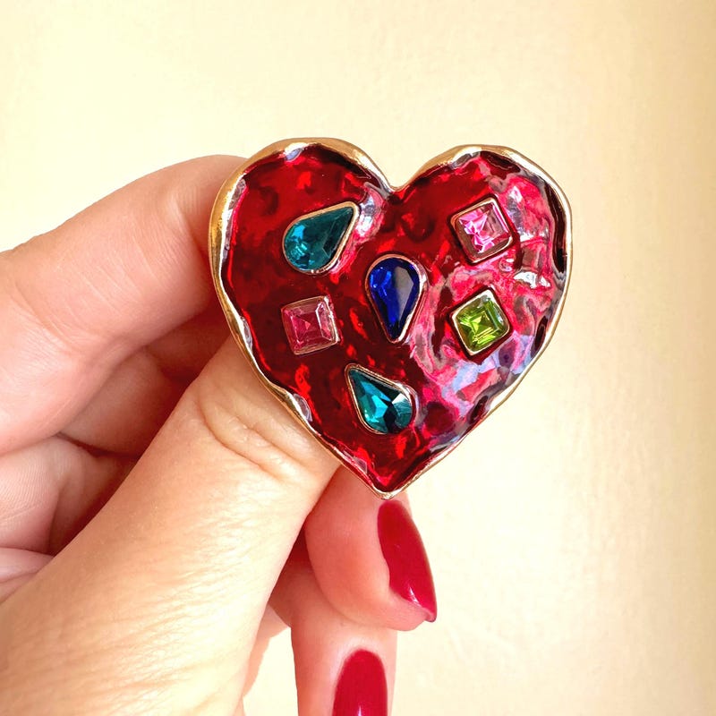 Valentine Brooch - Etsy