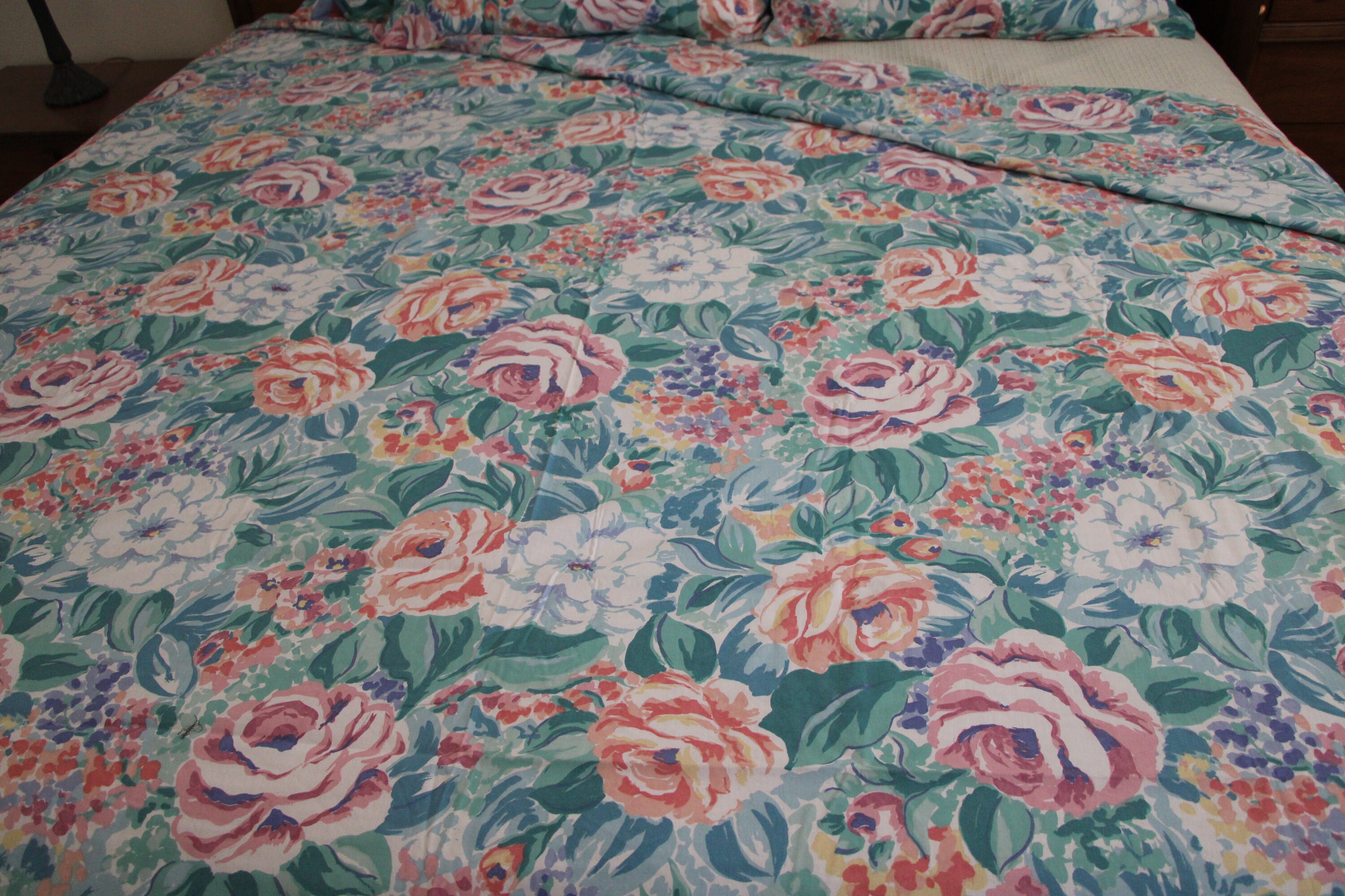 1980's - 1990's Vintage - Springmaid / Springs - Queen Sheet Set - 1 ...