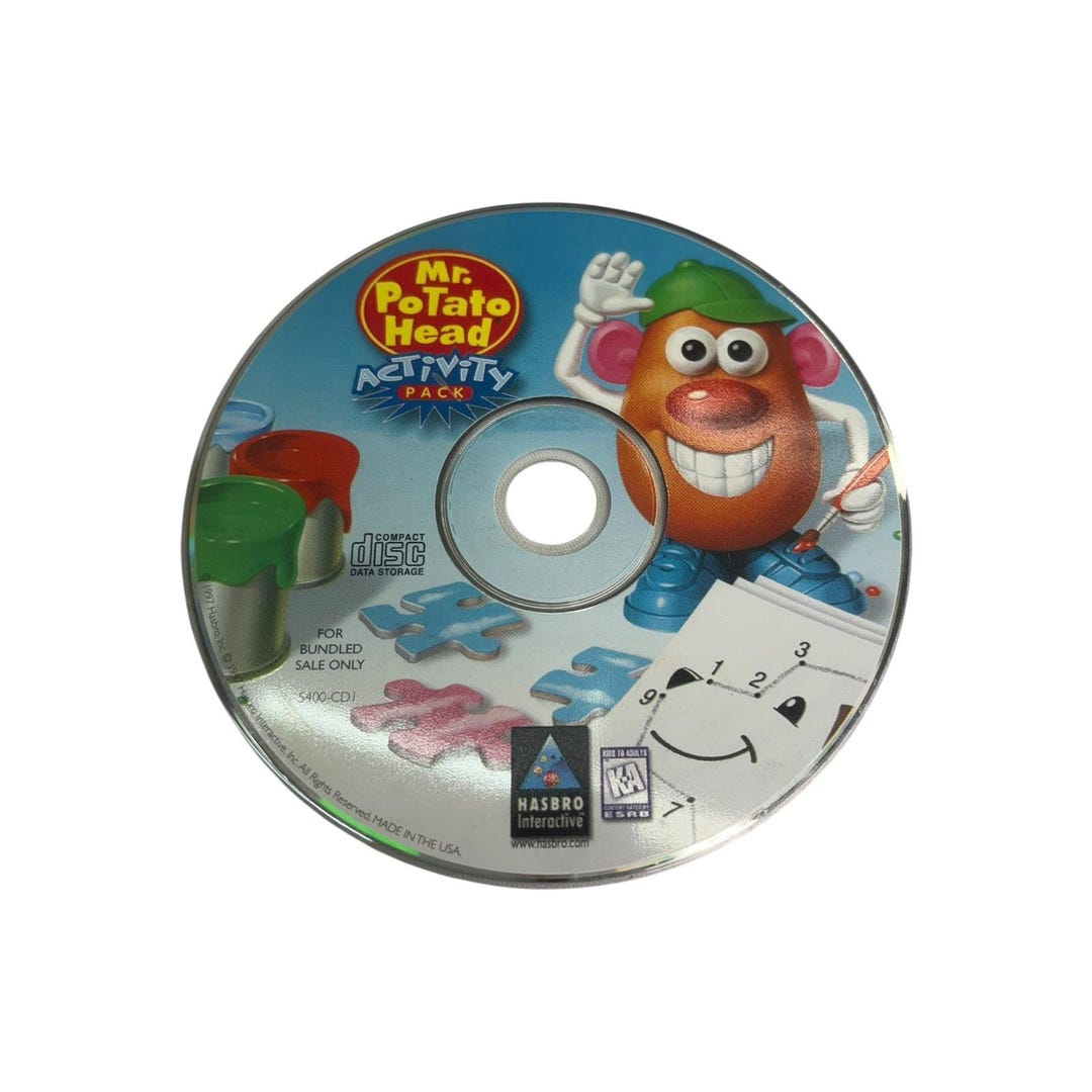 Mr Potato Head Activity Pack CD ROM for PC Hasbro Interactive ...