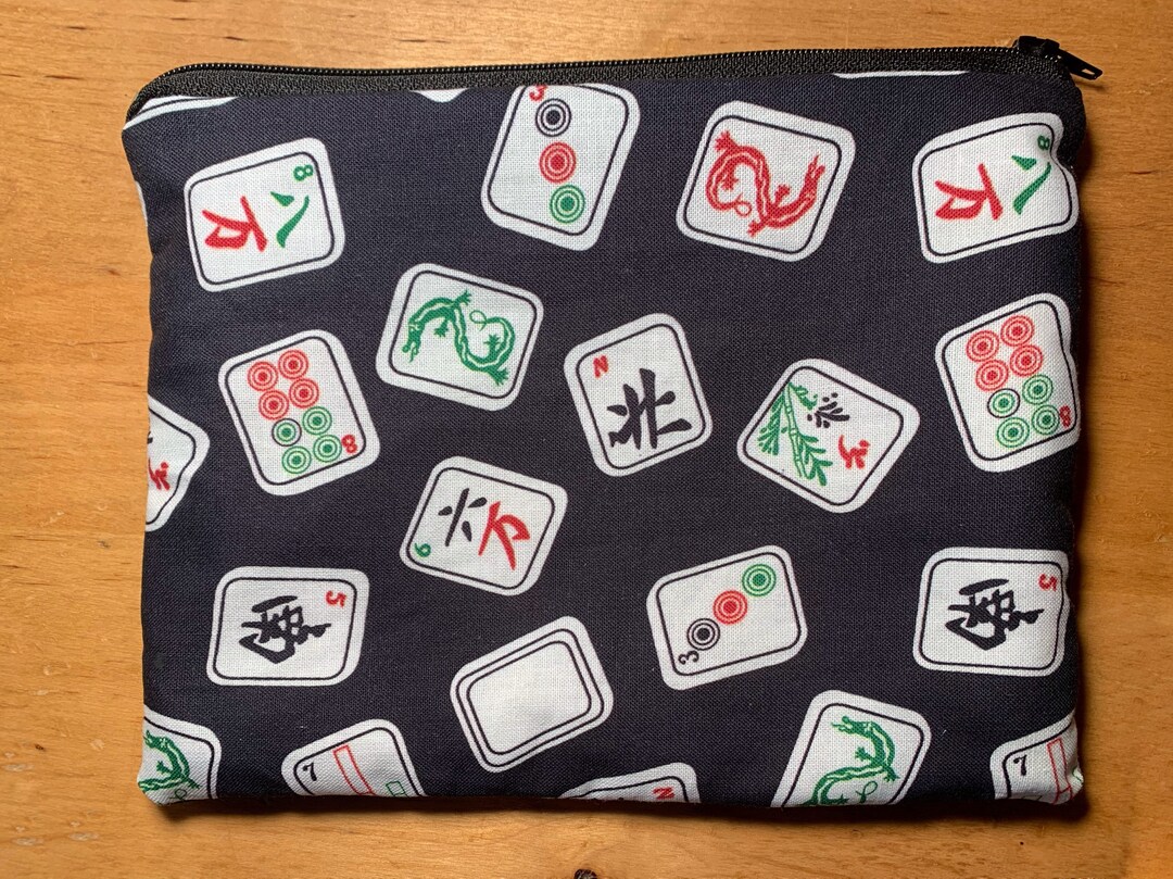Mahjong Zipper Bag, Mahjongg Pouch, Mahjong Purse - Etsy