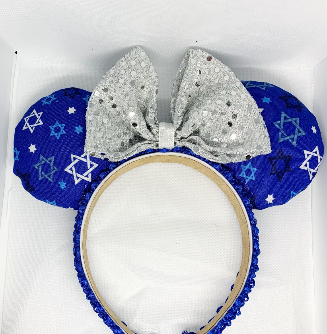 Star of David Mouse Ears, Hanukkah Mouse Ears, Hanukkah Headband ...