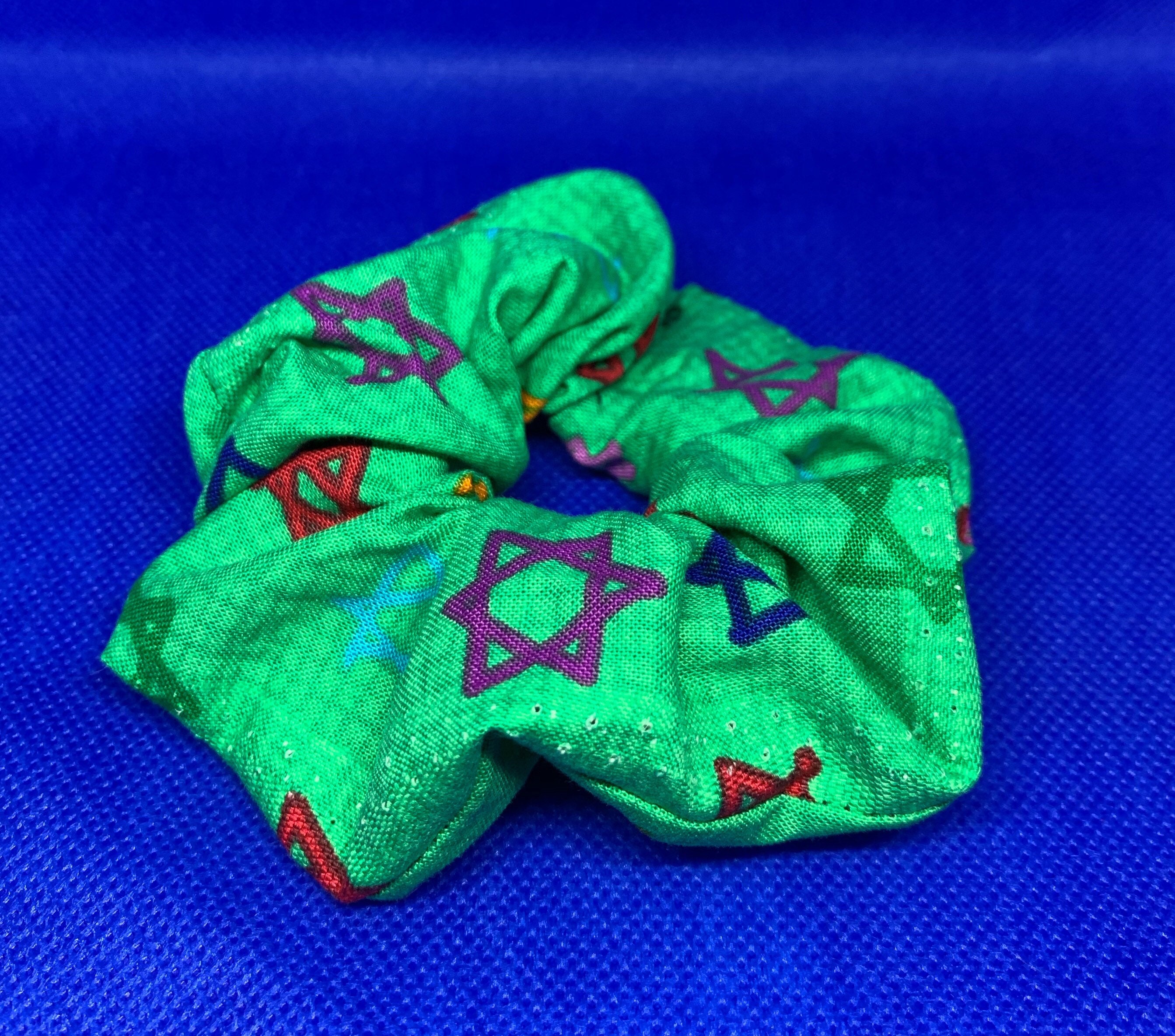 Jewish Fabric Scrunchie Pack! Star of David Hair Scrunchies, Jewish ...