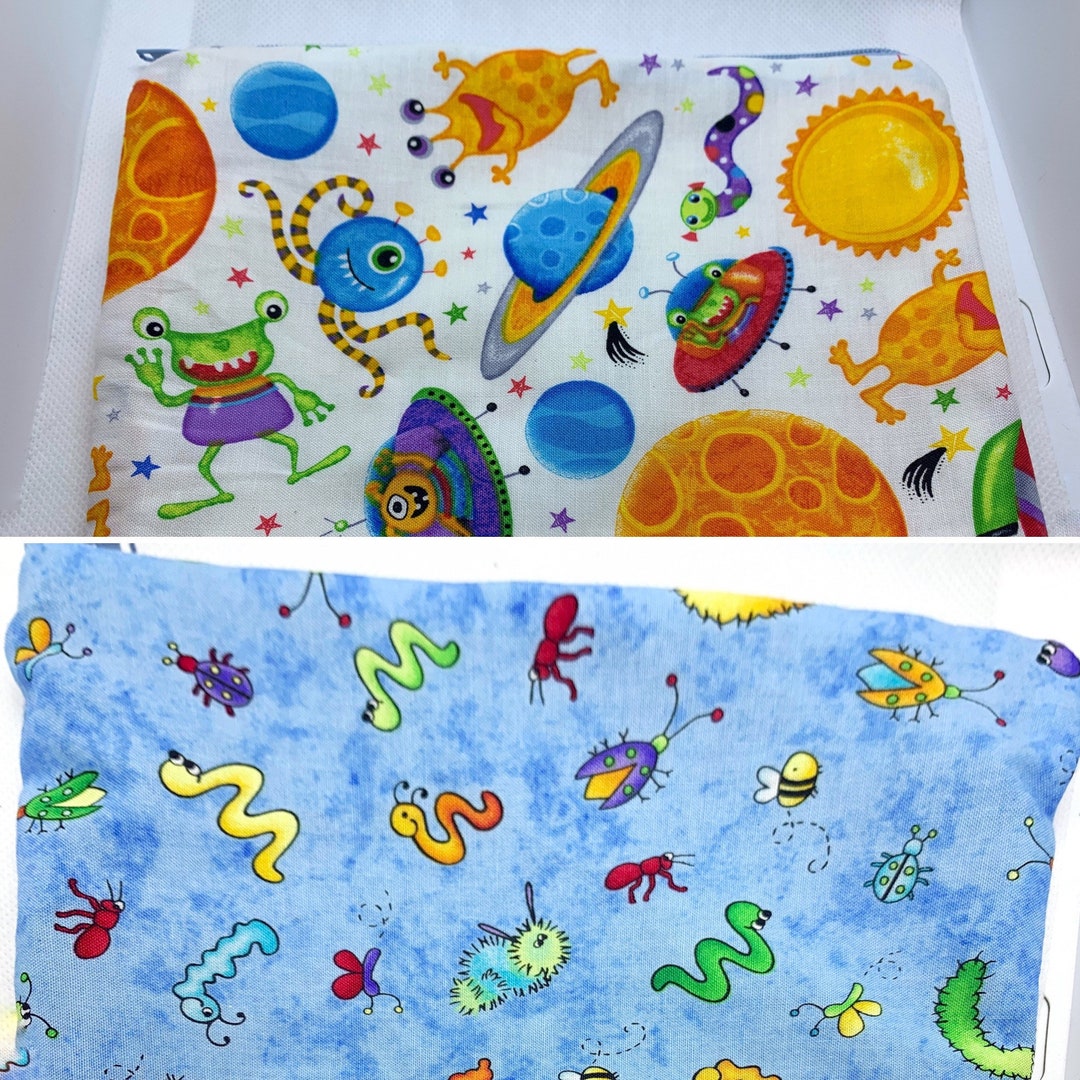 Space Aliens Zipper Pouch, Backyard Bugs Zipper Pouch, Makeup Bag ...