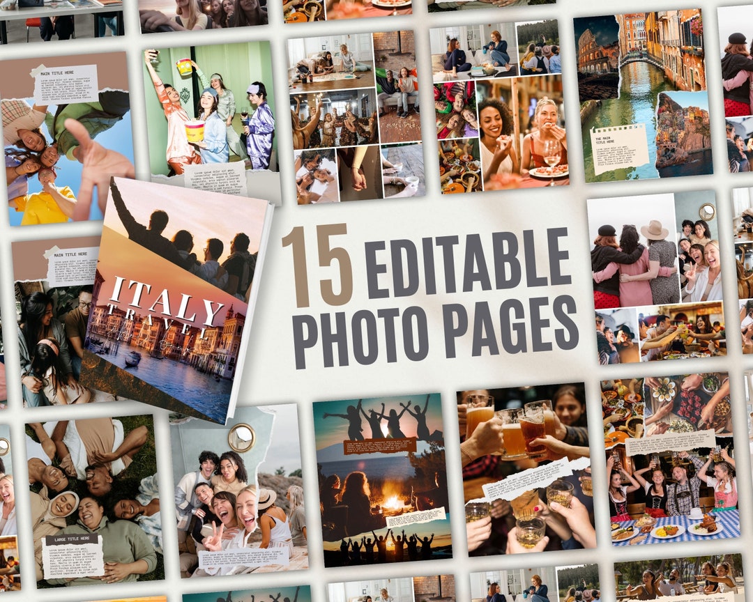 Best Friend Photo Book Friendship Vacation Trip Memory Book, Custom ...