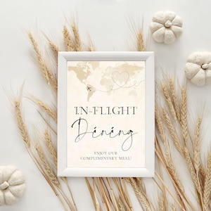 Travel Themed Bridal Shower Signs, Custom Wedding Destination Signage ...