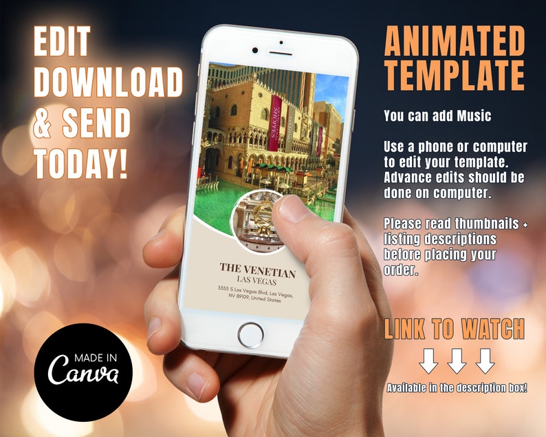 Animated Travel Itinerary Template, Vacation Proposal, Canva (digital ...