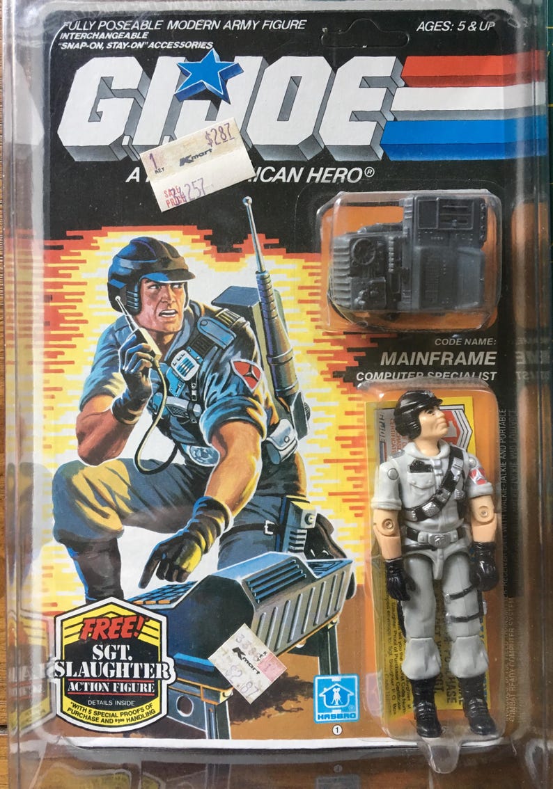 G.I. JOE - Mainframe 1985 Vintage Collectors Action Figure - Etsy