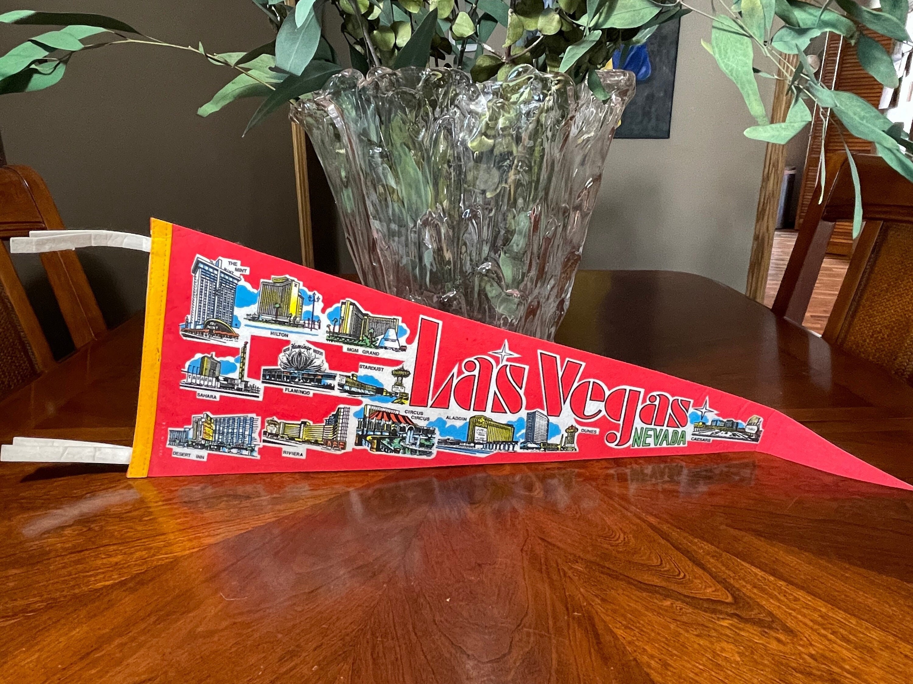 Vintage Las Vegas Nevada Pennant 1980s Retro Desert Inn | Etsy
