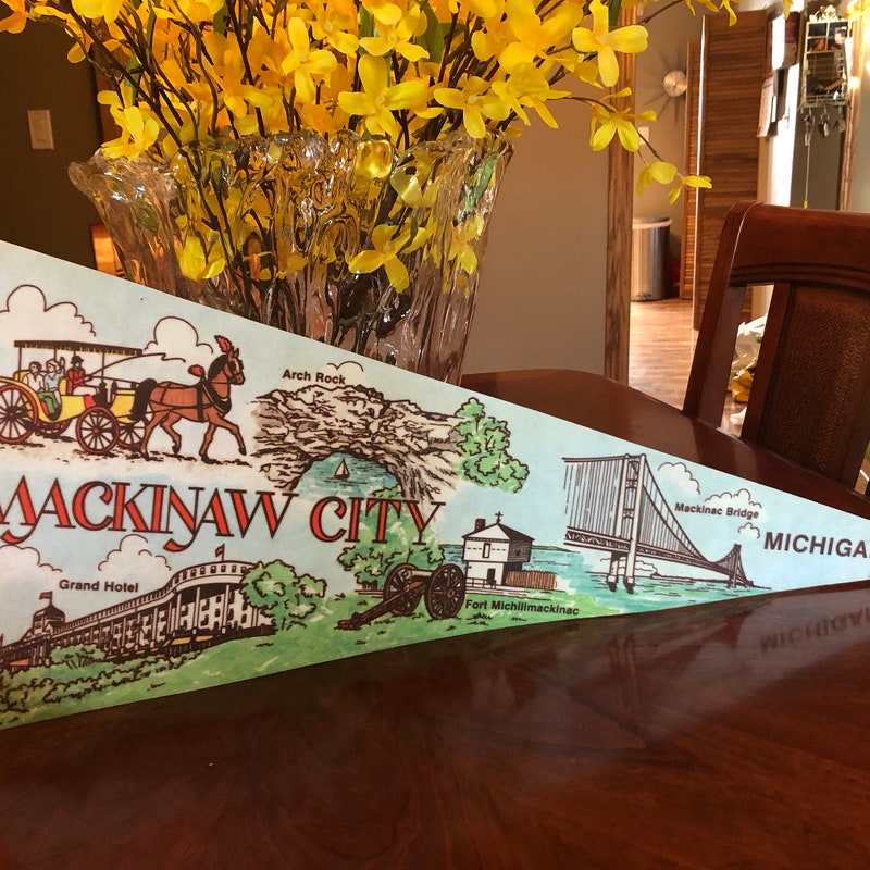 Michigan Felt Pennants - Etsy