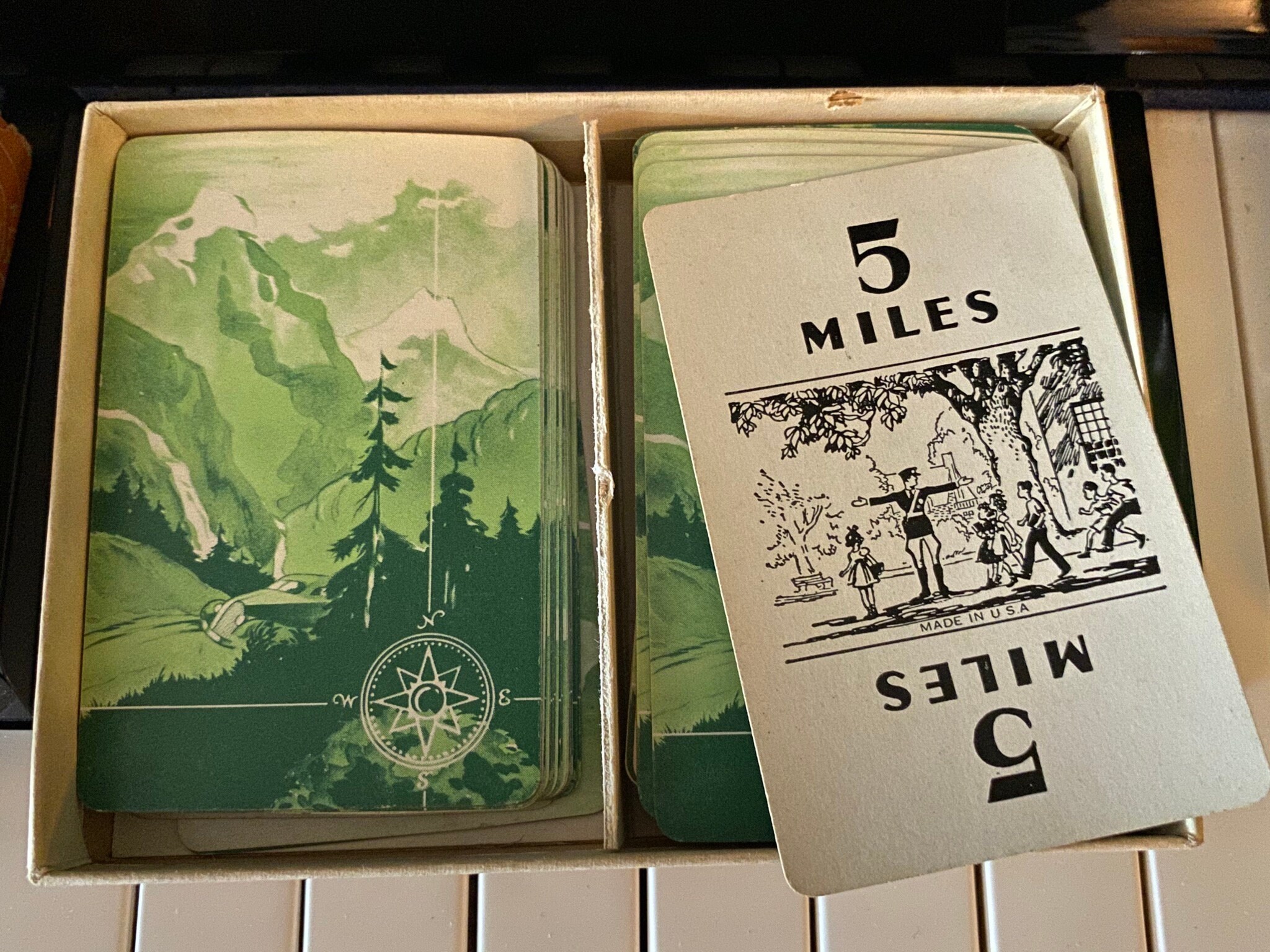 Vintage Touring Car Card Game 1947 | Etsy