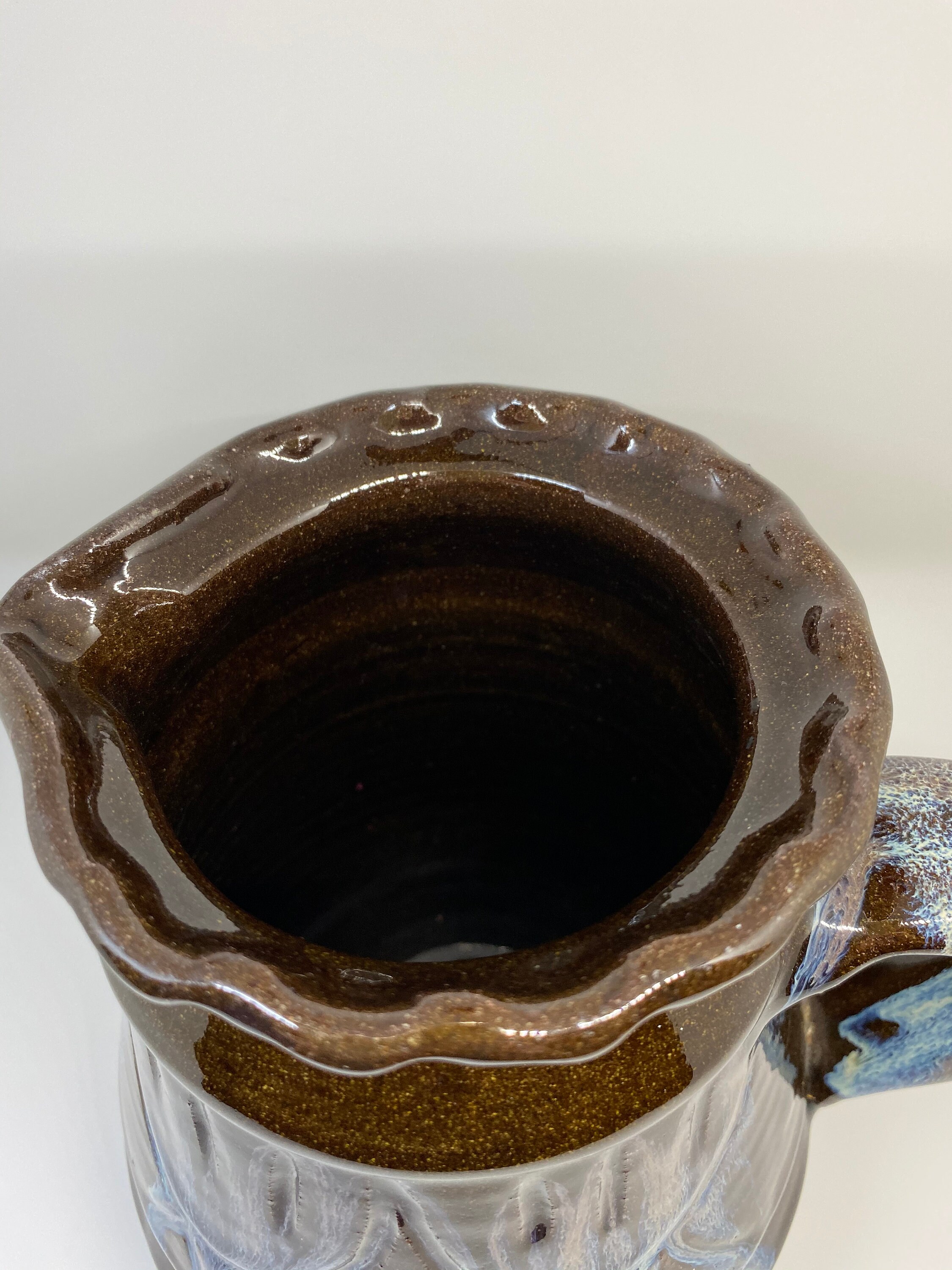 Vintage Studio Pottery Pitcher - Etsy