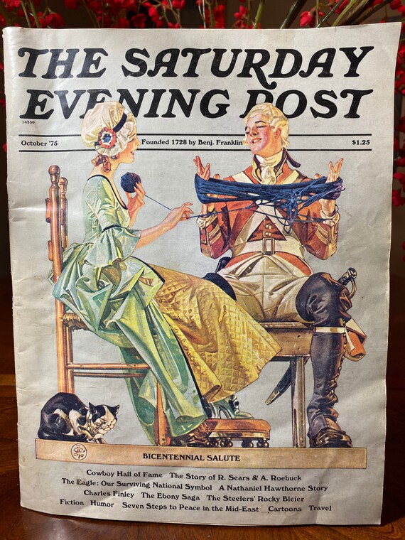 The Saturday Evening Post Magazine Vintage October 1975. the | Etsy